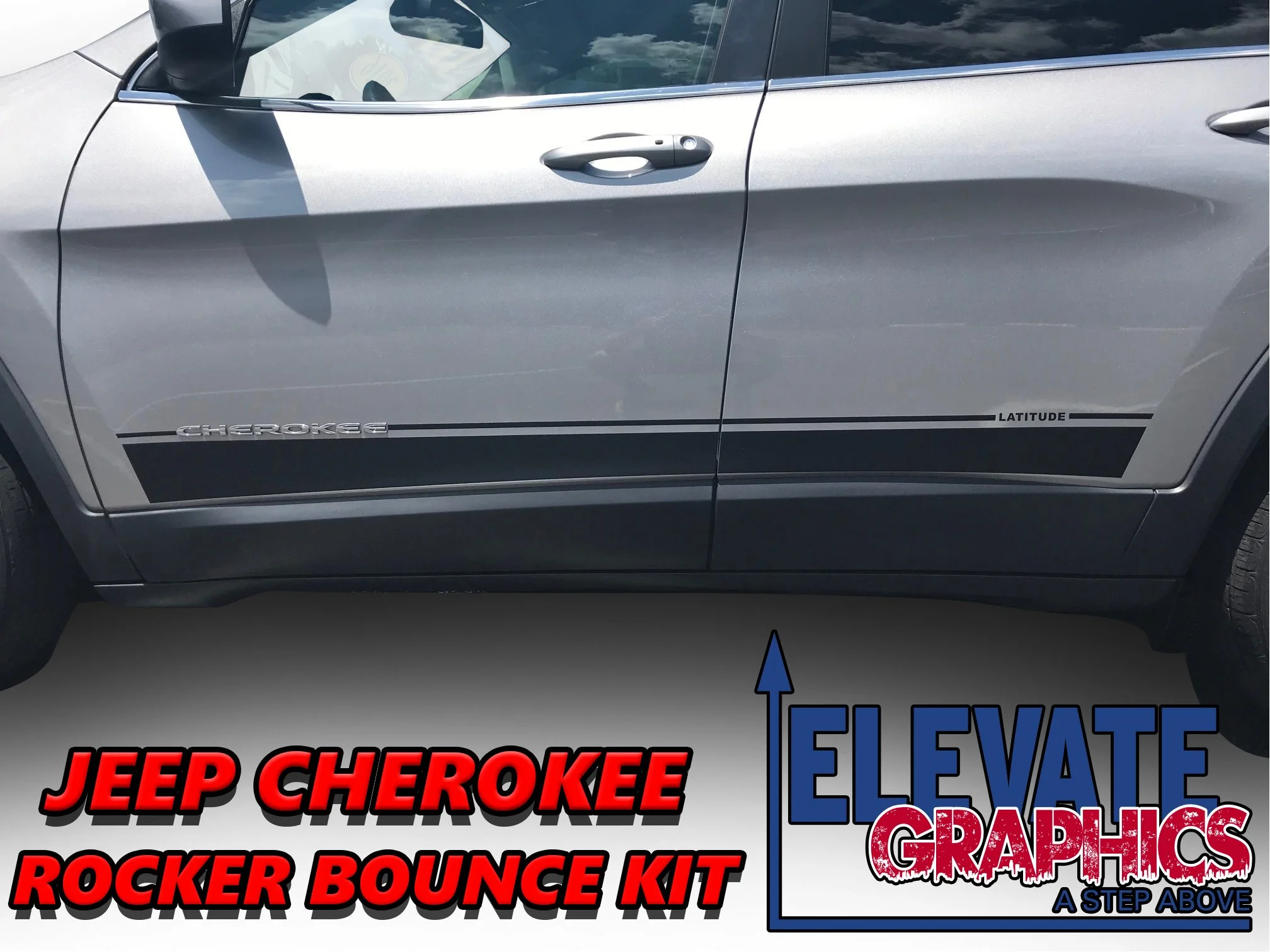 Jeep Cherokee 3m Vinyl Stripes OEM Style Graphics, Custom Stickers, And ...