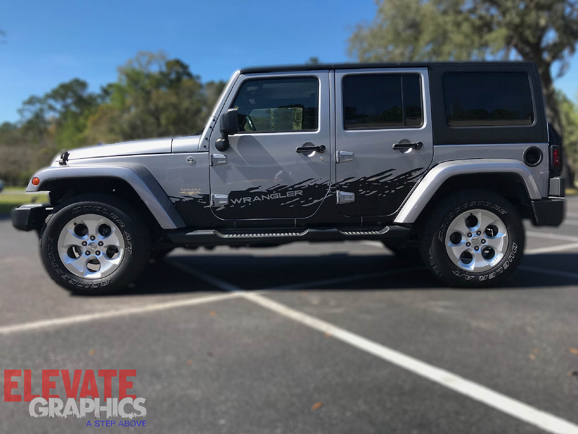 Jeep Wrangler 3m Vinyl Stripes OEM Style Graphics, Custom Stickers, And ...