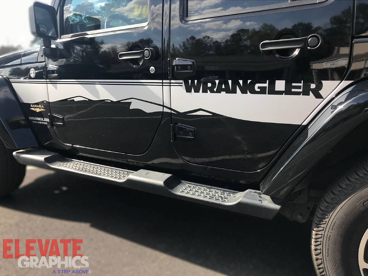 Jeep Wrangler 3m Vinyl Stripes OEM Style Graphics, Custom Stickers, And ...