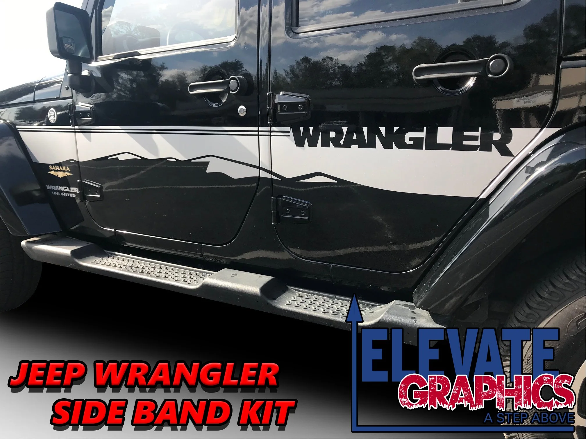 Jeep Wrangler 3m Vinyl Stripes OEM Style Graphics, Custom Stickers, And ...