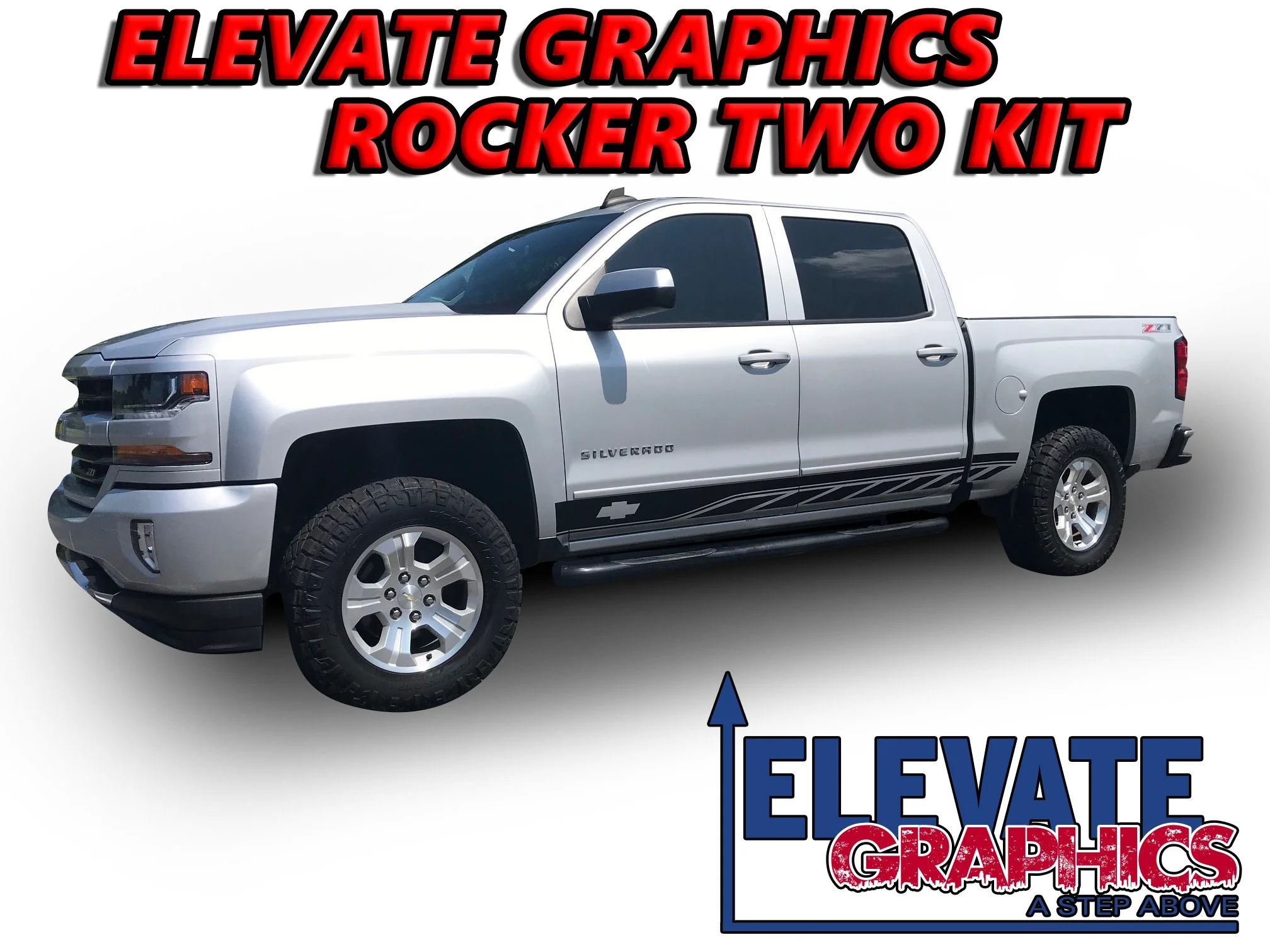 Chevy Silverado 1500 3m Vinyl Stripes, OEM Style Graphics, Custom ...