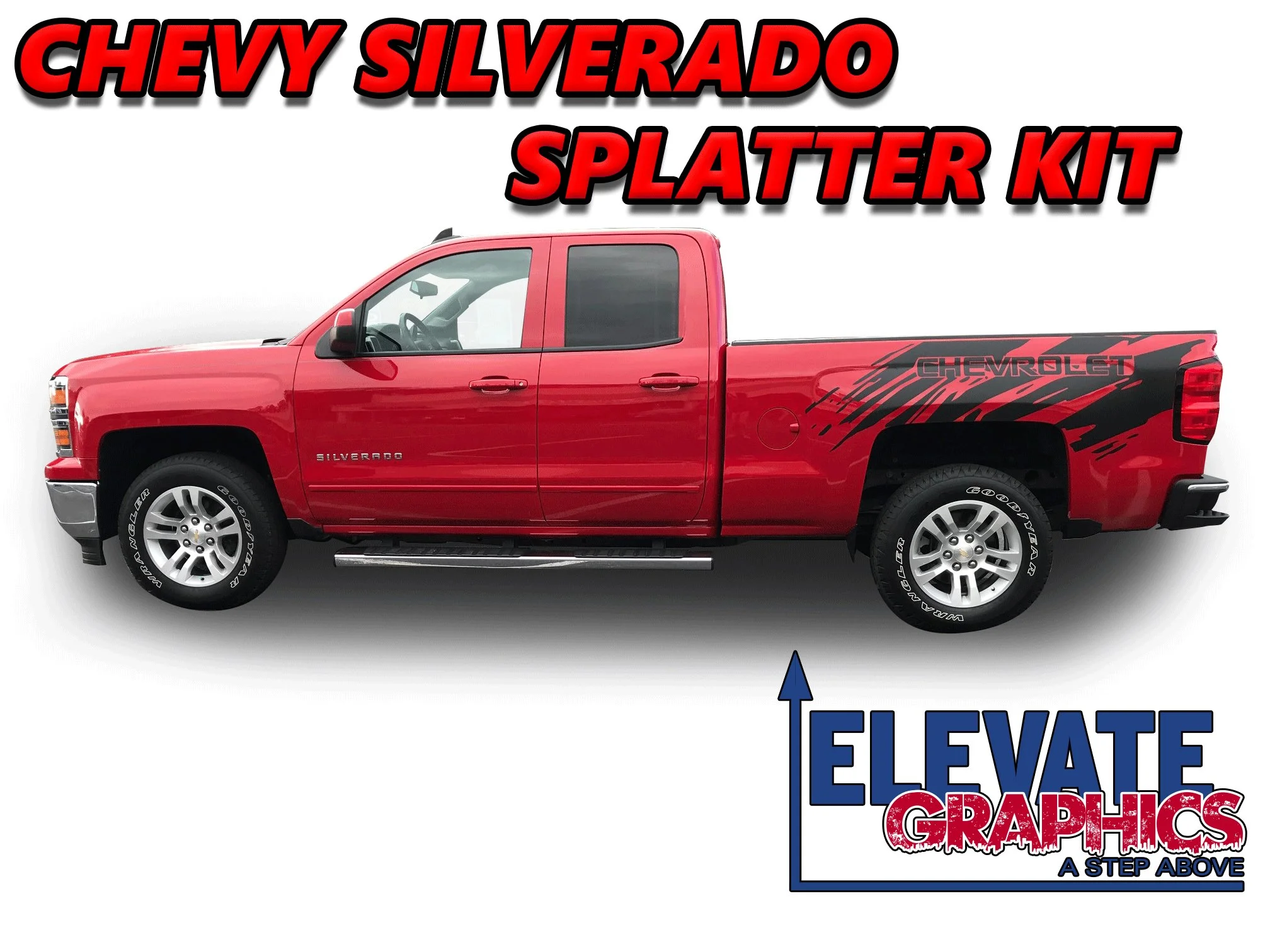 Chevy Silverado 1500 3m Vinyl Stripes, OEM Style Graphics, Custom ...