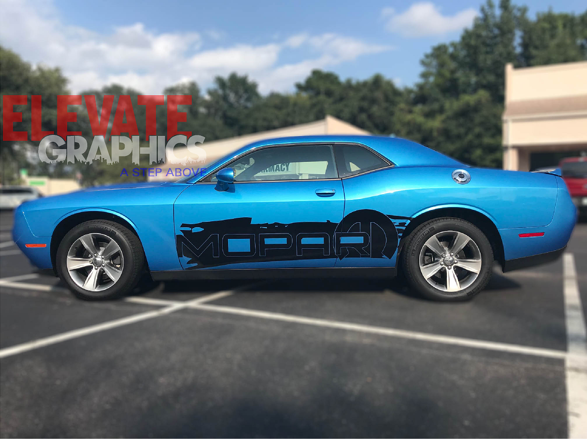 Dodge Challenger 3m Vinyl Stripes, OEM Style Graphics, Custom Stickers ...