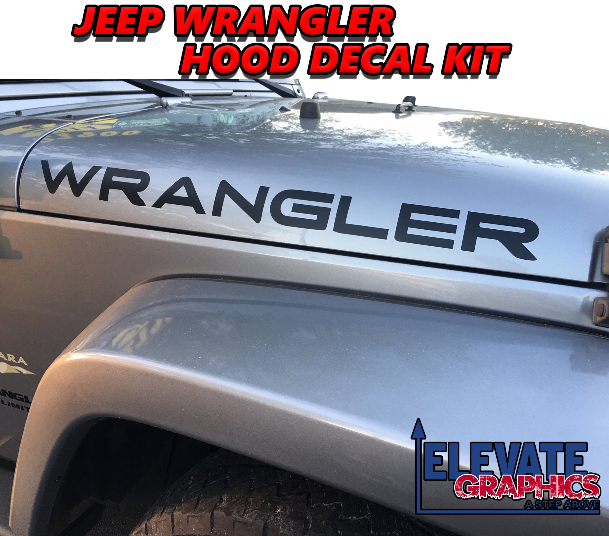 Jeep Wrangler 3m Vinyl Stripes OEM Style Graphics, Custom Stickers, And ...