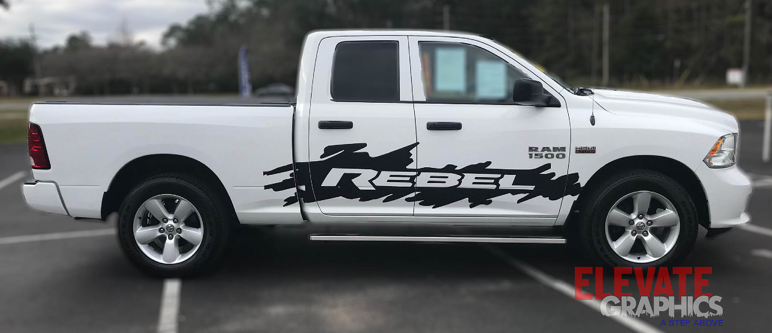 Ram 1500 3m Vinyl Stripes, OEM Style Graphics, Custom Stickers, And ...