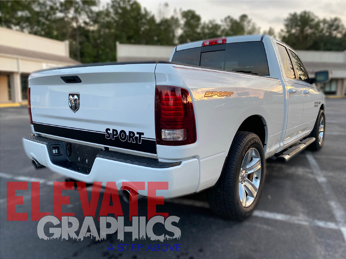 Ram 1500 3m Vinyl Stripes, OEM Style Graphics, Custom Stickers, And ...