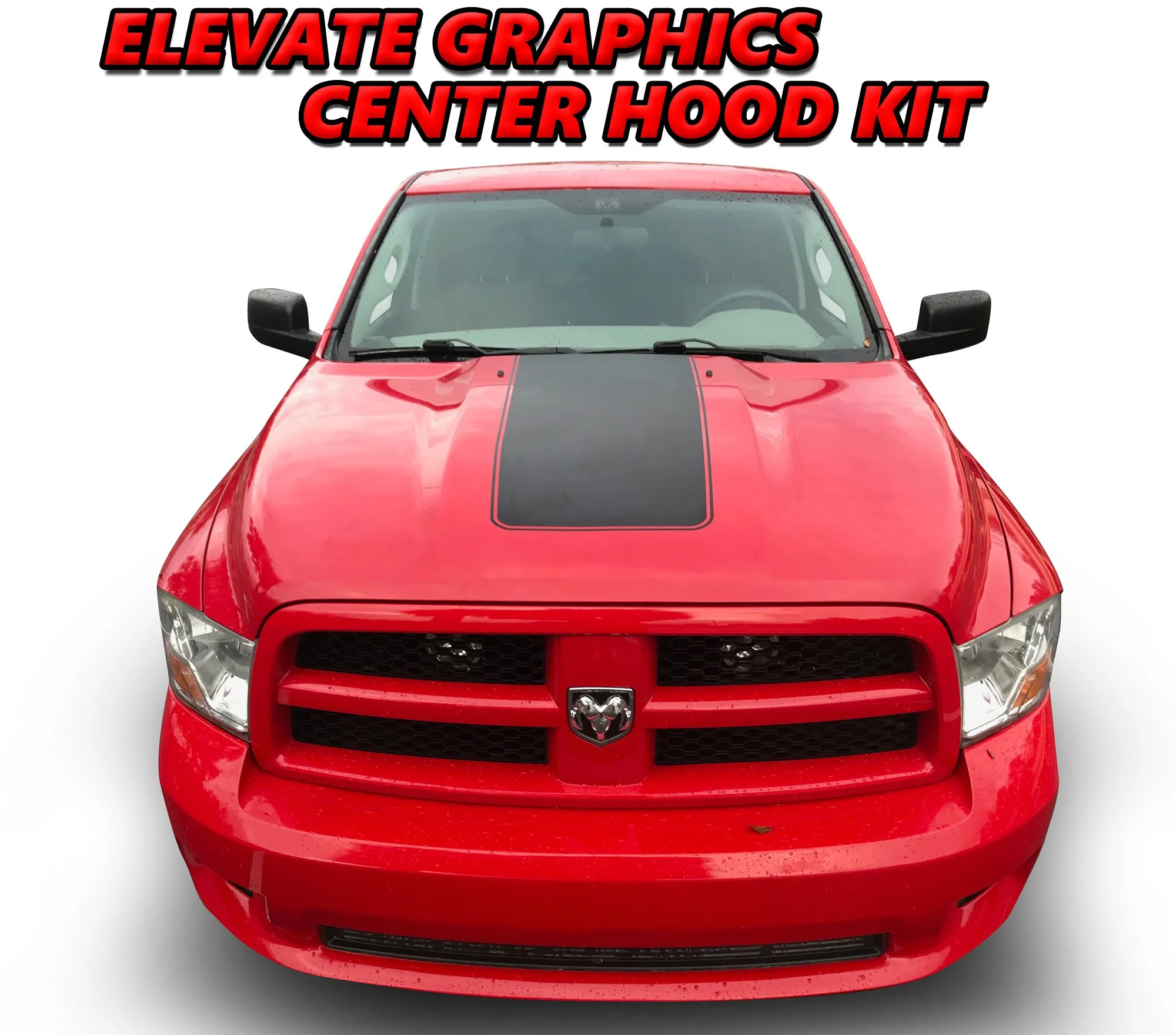 Dodge Ram 1500 Rally Hood And Tailgate Stripes: Auto Vinyl Graphics 3M ...