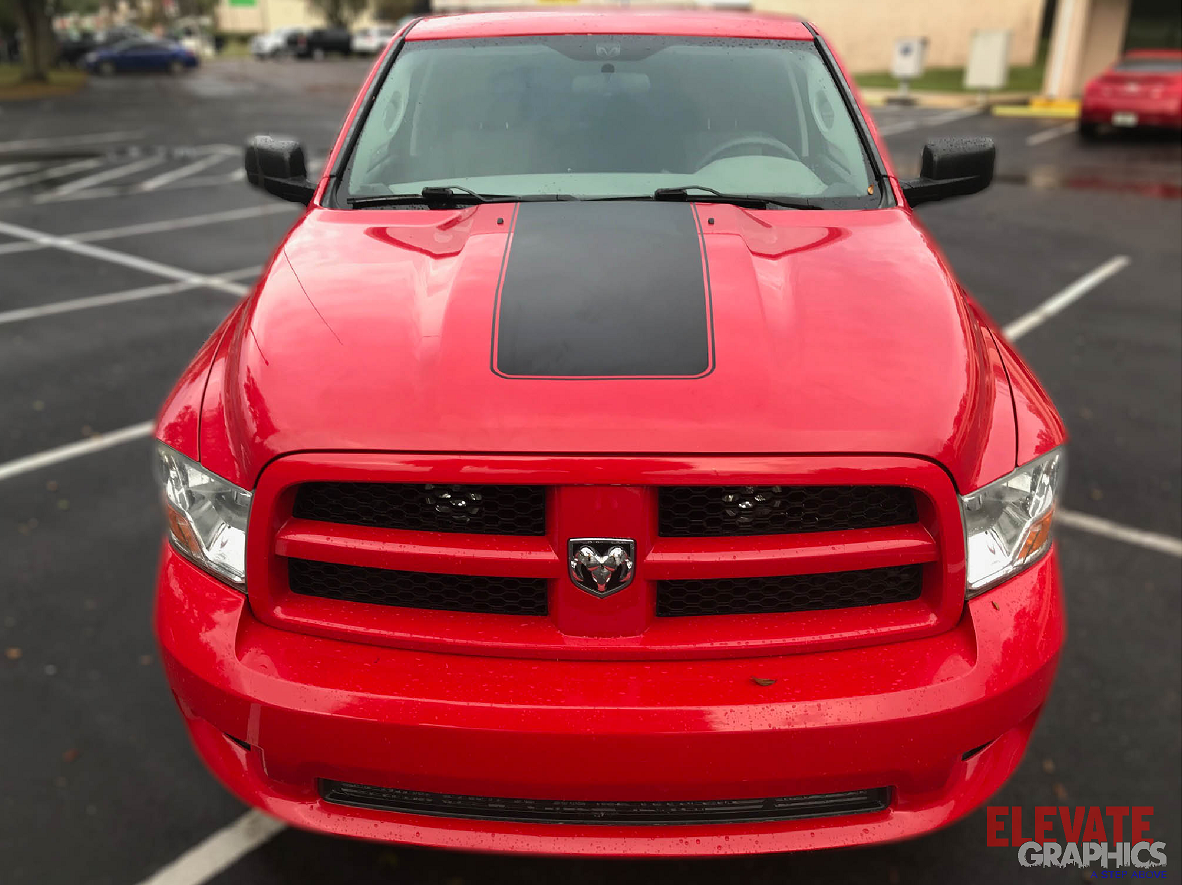 Dodge Ram 1500 Hood Stripes: Auto Vinyl Graphics 3M Decals And OEM ...