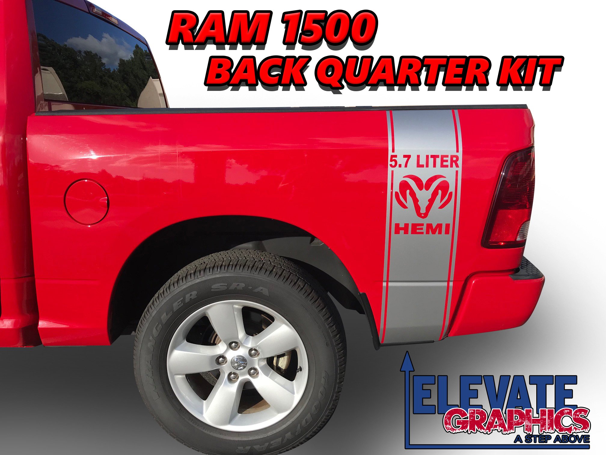 Ram 1500 3m Vinyl Stripes, OEM Style Graphics, Custom Stickers, And ...