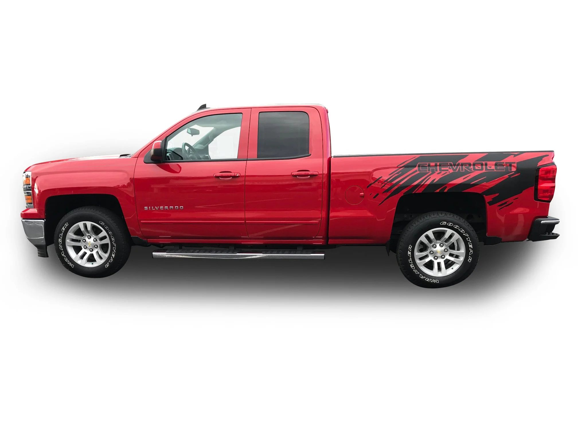 Chevy Silverado Tailgate Inlay Stripes Auto Vinyl Graphics 3M Decals ...