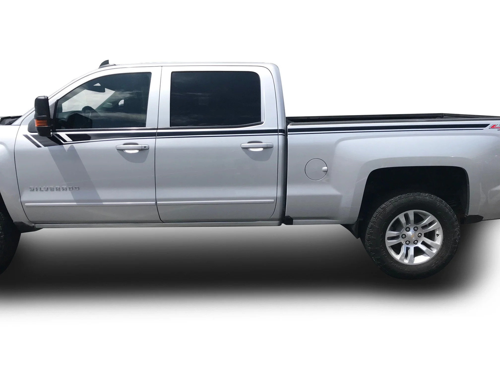Chevy Silverado Tailgate Inlay Stripes Auto Vinyl Graphics 3M Decals ...