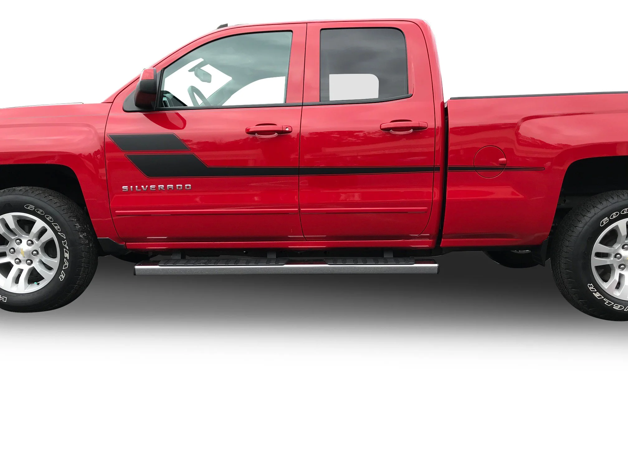 Chevy Silverado Side Knight Stripes: Auto Vinyl Graphics 3M Decals OEM ...