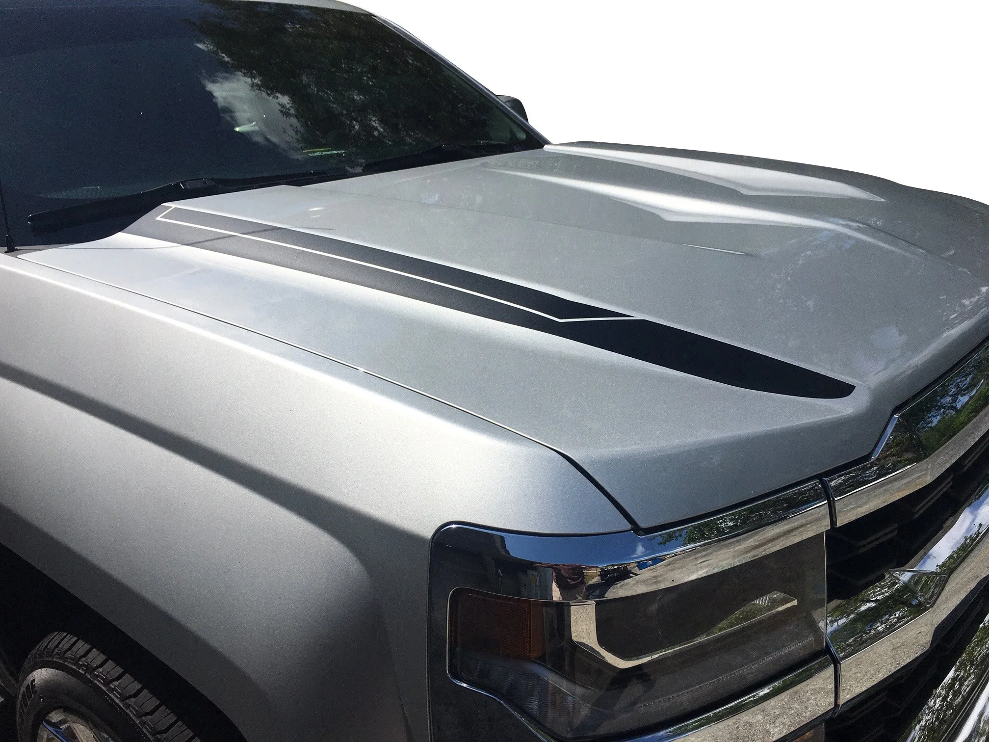 Chevy Silverado Hood Spear Stripes: Auto Vinyl Graphics 3M Decals And ...