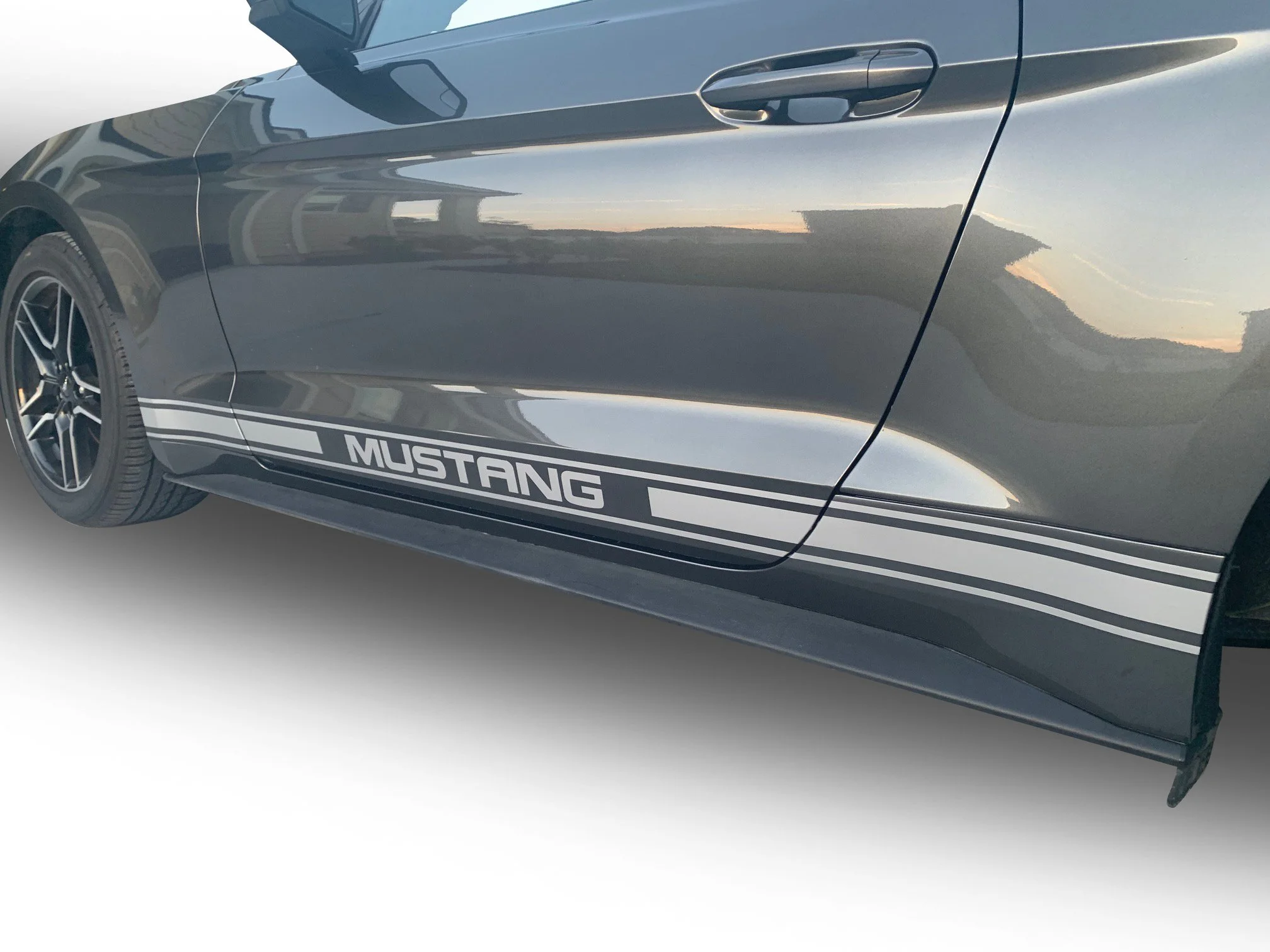 Ford Mustang Side Freedom Stripes: Auto Vinyl Graphics 3M Decals And ...
