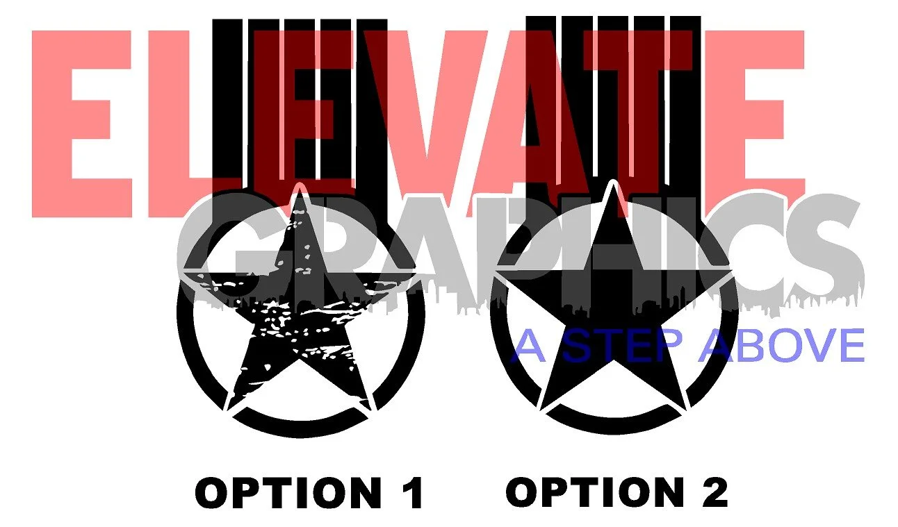 Jeep Wrangler And Gladiator Center Hood Star Stripes: Auto Vinyl Graphics 3M Decals And OEM ...