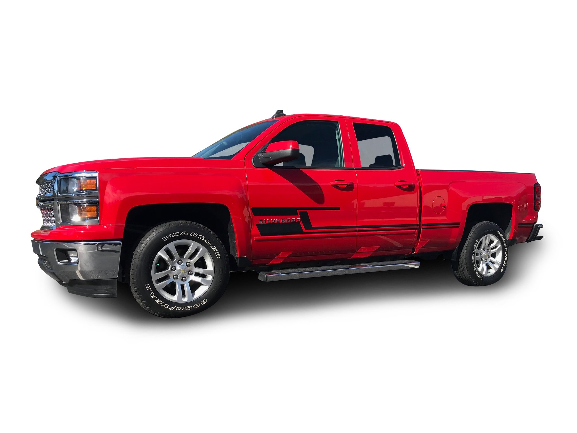 Chevy Silverado Tailgate Inlay Stripes Auto Vinyl Graphics 3M Decals ...