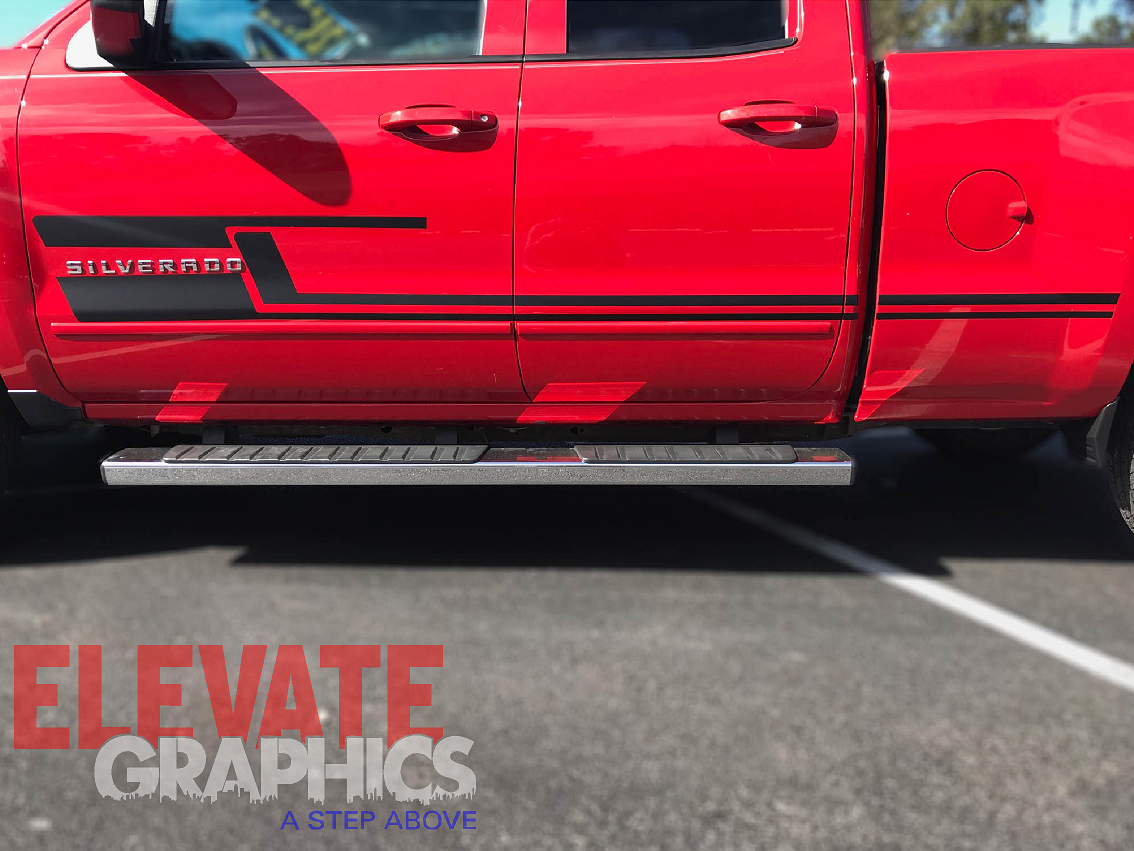 Chevy Silverado Side Slayer Graphics Auto Vinyl Decals Stripes And ...