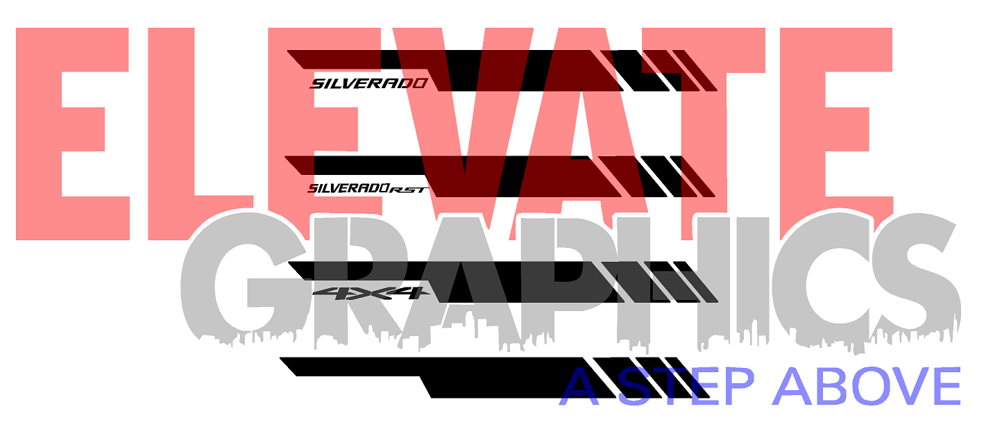 Chevy Silverado 2500/3500 Side Gladiator Stripes: Auto Vinyl Graphics 3M Decals And OEM Stickers ...