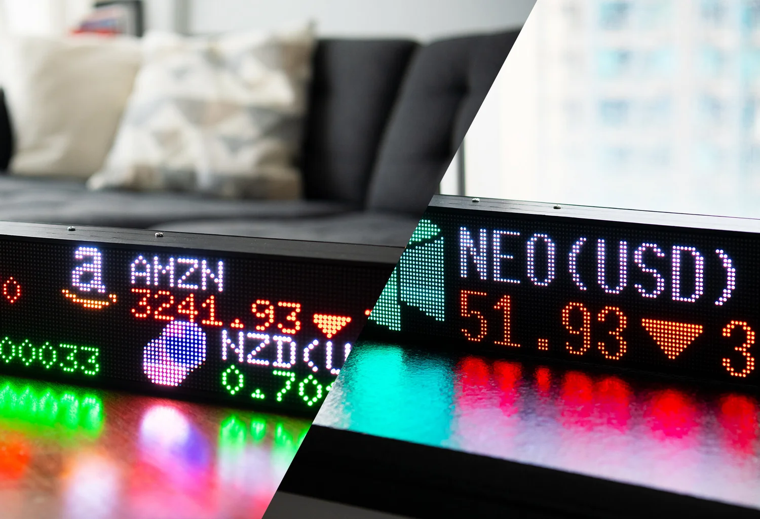 Fintic - Home LED Ticker Displays