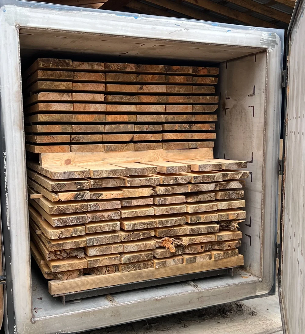 Dry & sterilize your wood in our iDRY Vacuum Kiln near Raleigh, Durham ...