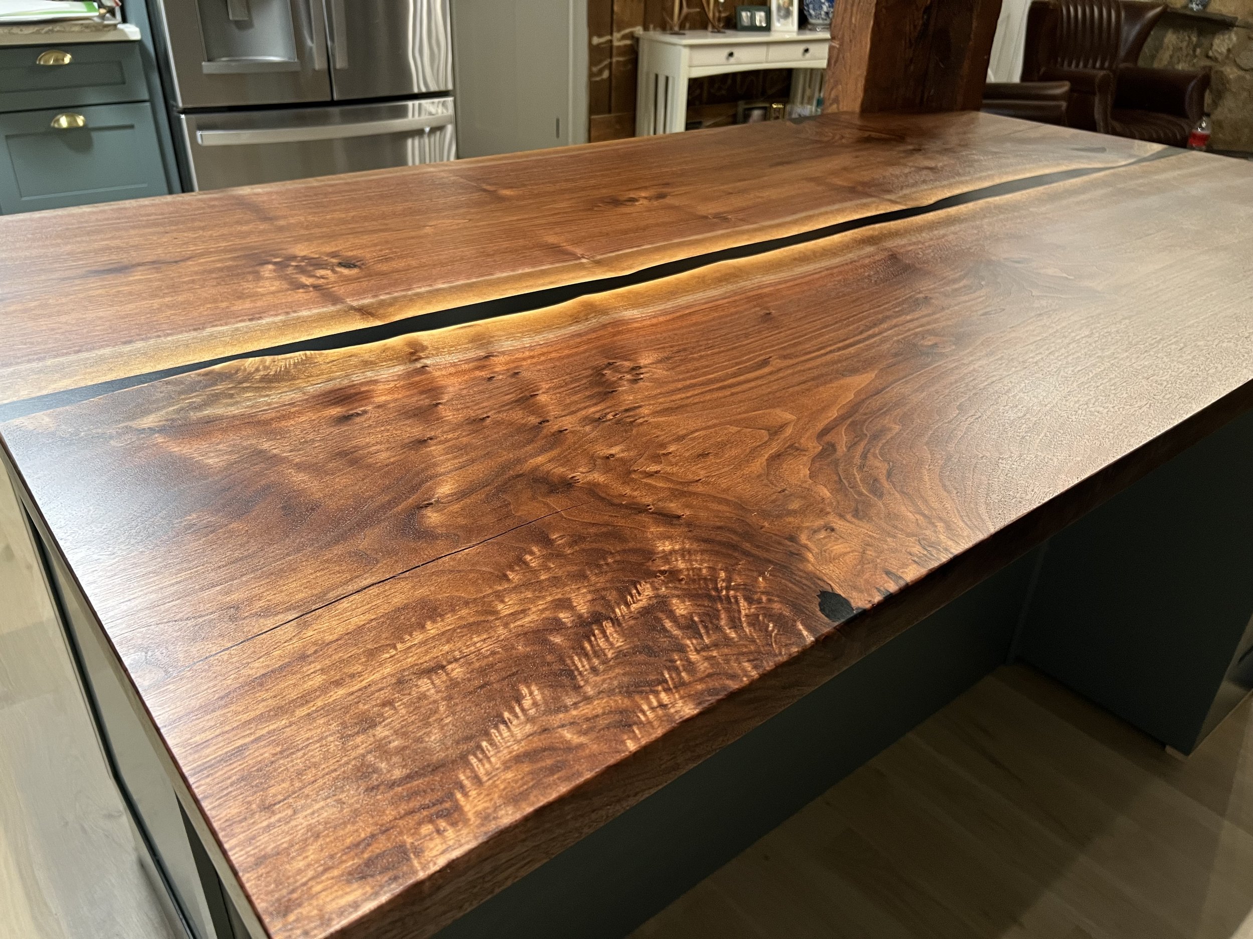 Custom-Made Solid Wood & Epoxy Kitchen Islands | Eco-Friendly and ...