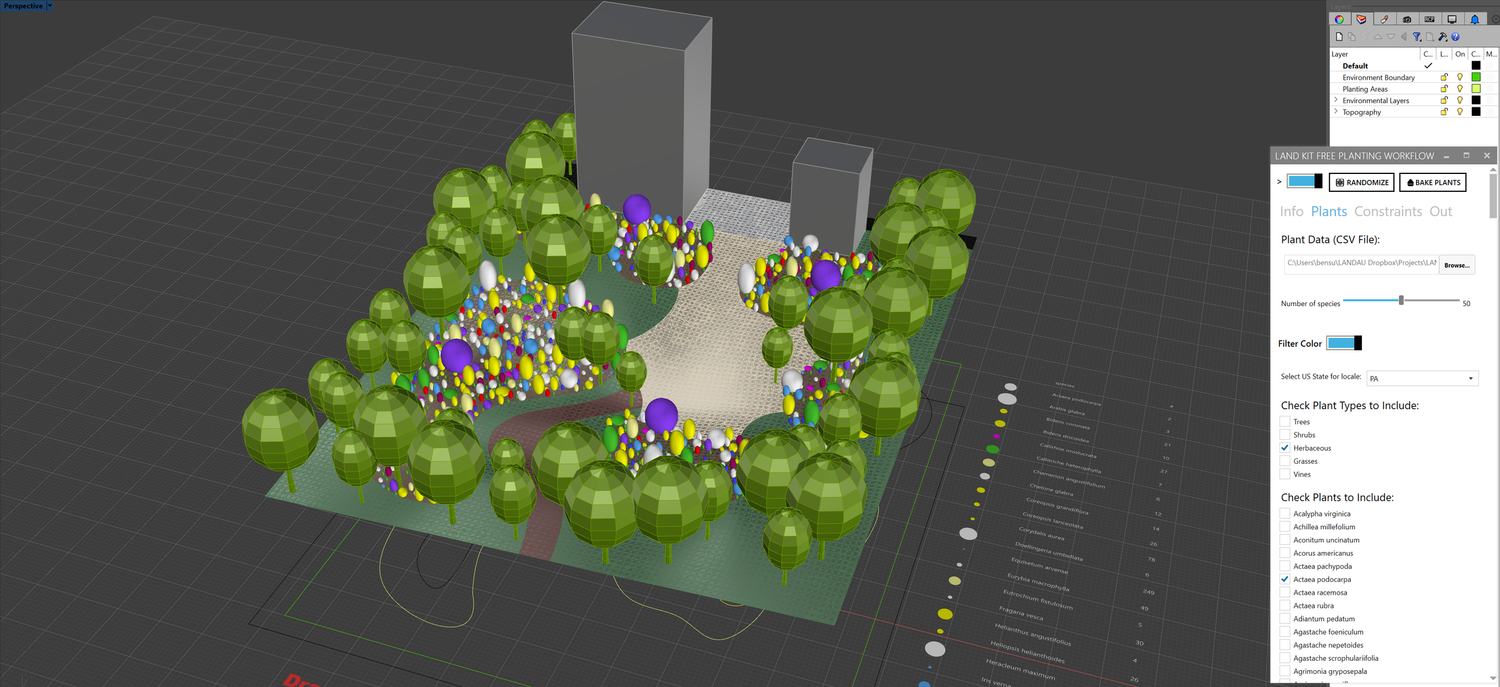 Land Kit Planting Workflow — Land Kit
