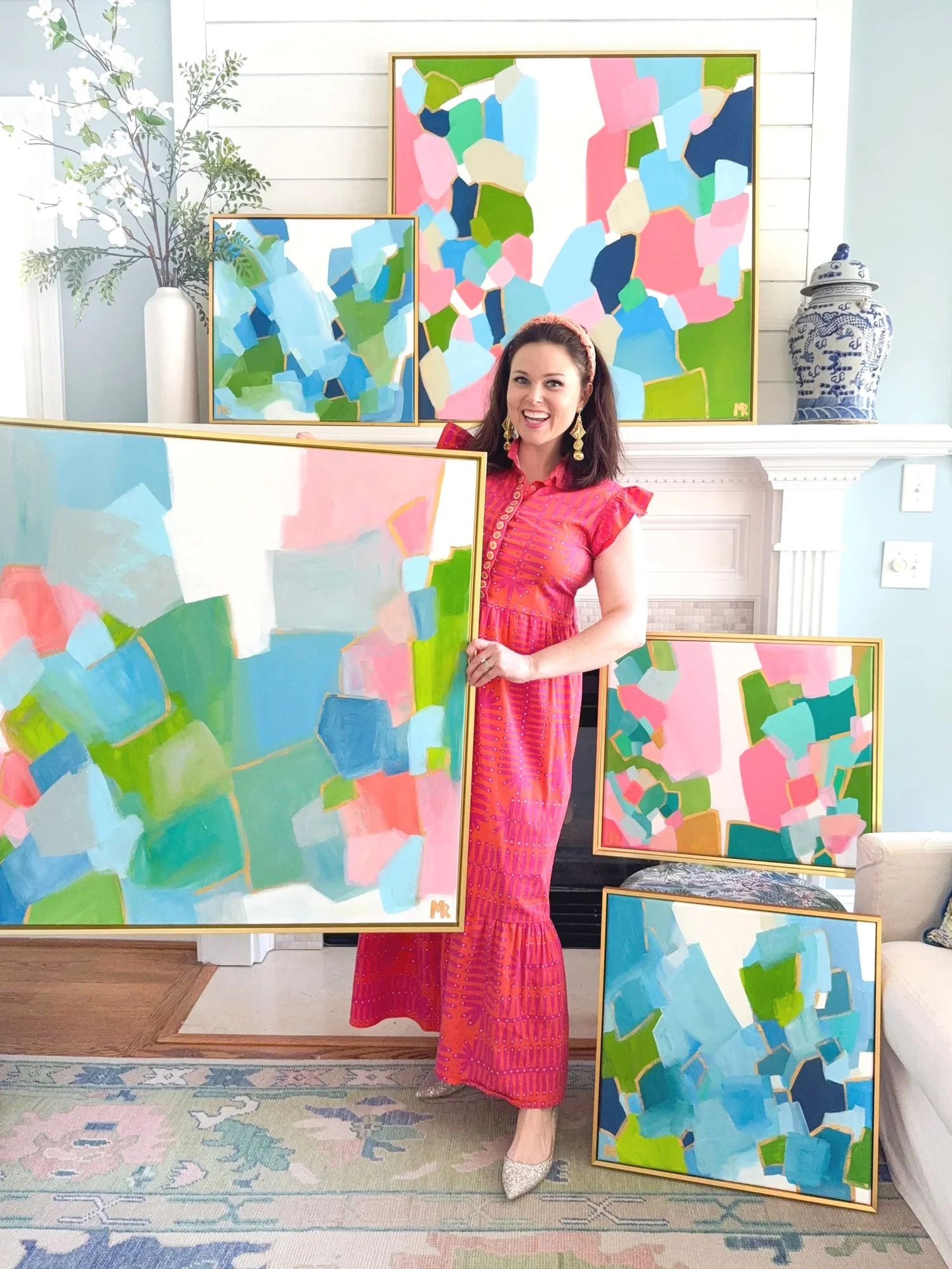 The Bridgerton Collection: Original abstract art inspired by the series ...