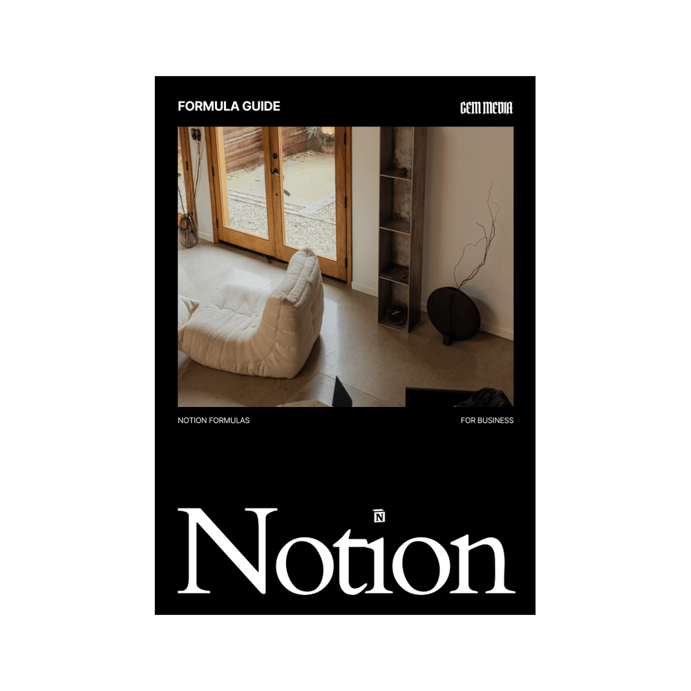 Notion: How to calculate a percentage — Gem Media