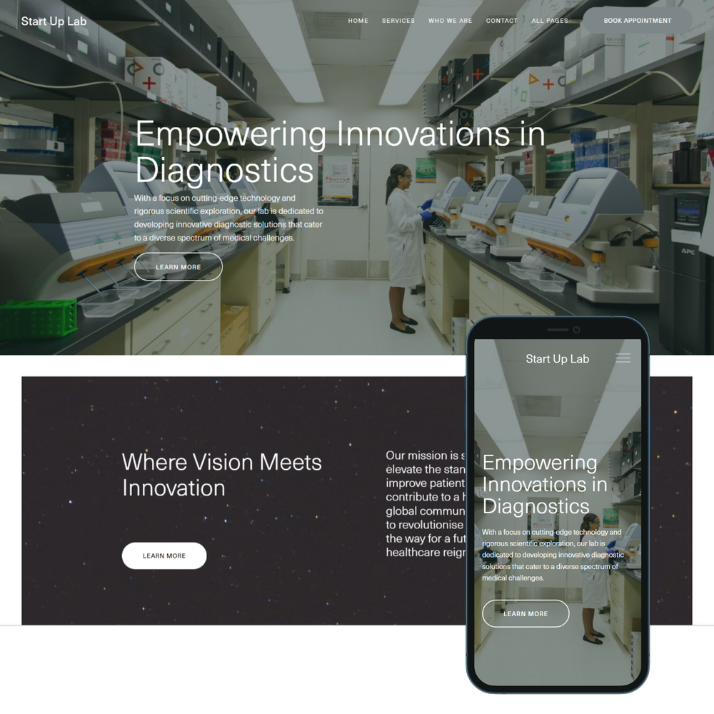 BioCore Lab – Website template for biotech & startups — Gem Media
