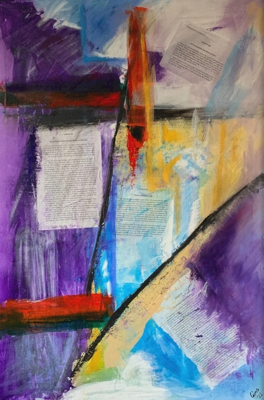 Gino Parisi Artist, Abstract Modern Contemporary original paintings for ...