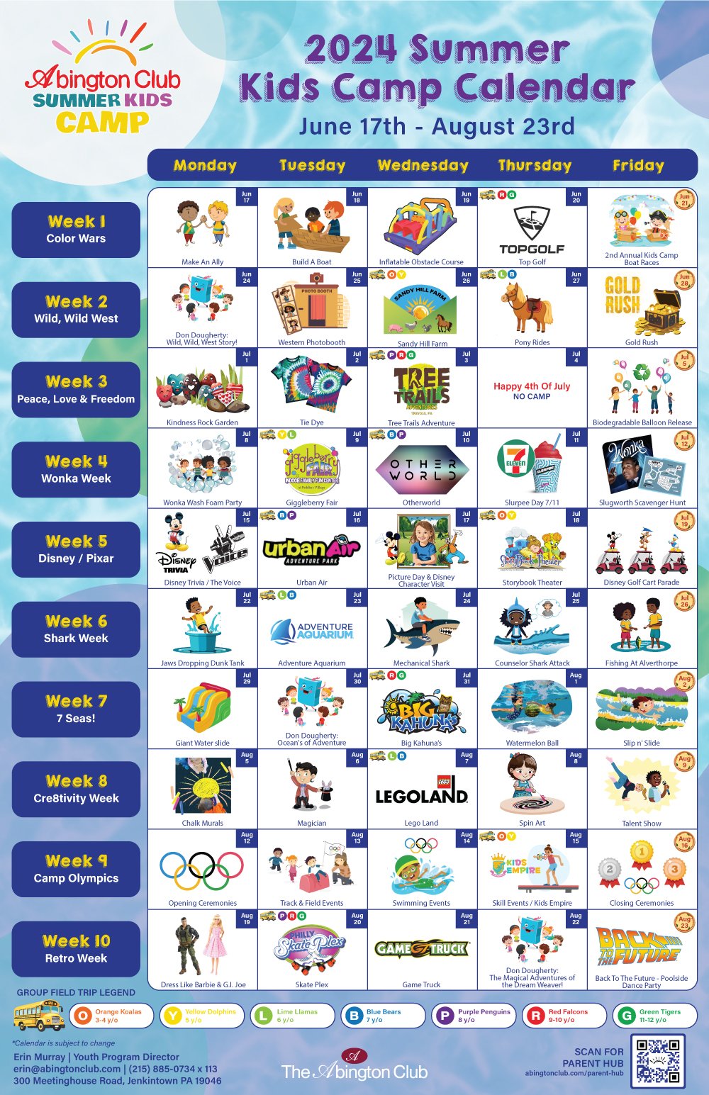 Kids summer camp in Jenkintown, PA — The Abington Club