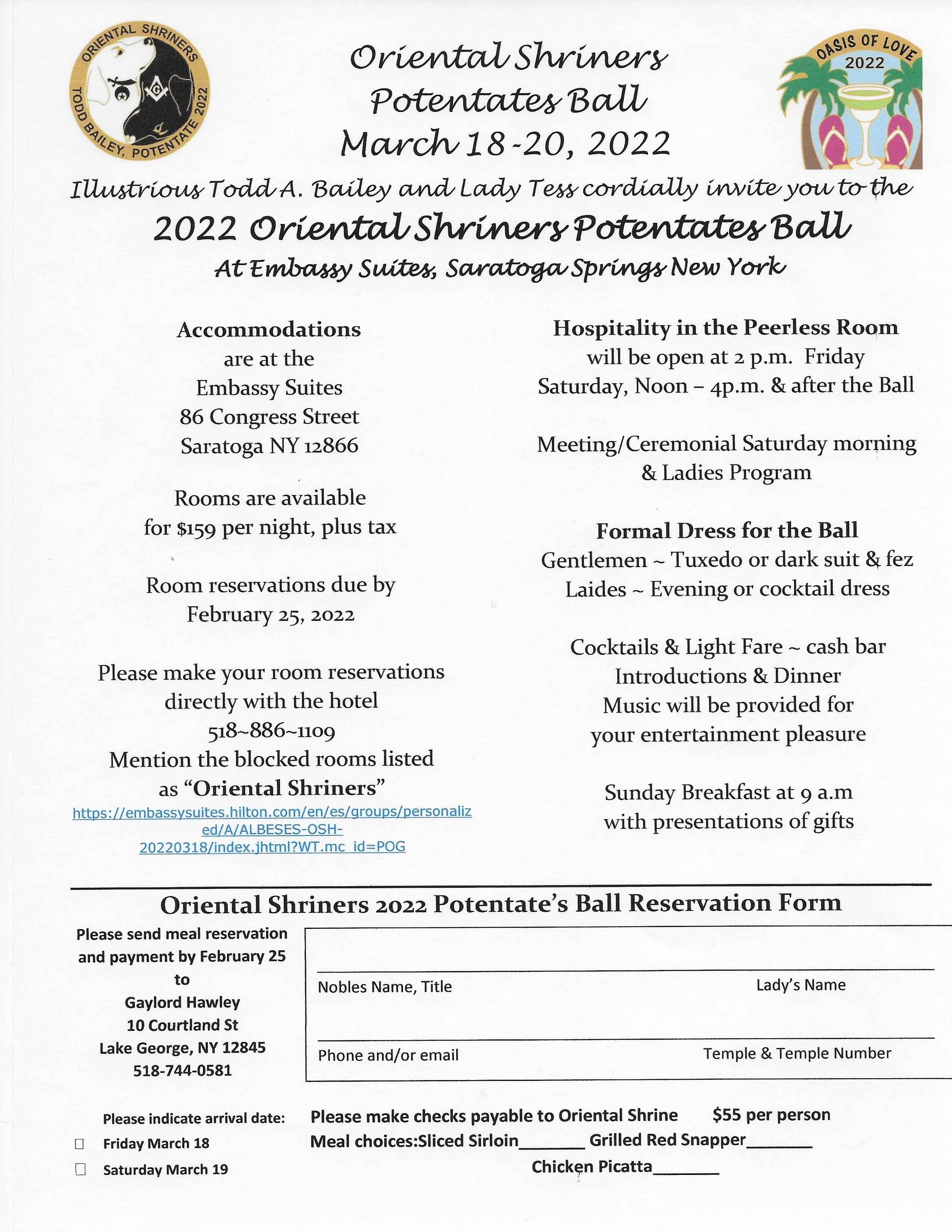 General 5 — Oriental Shriners