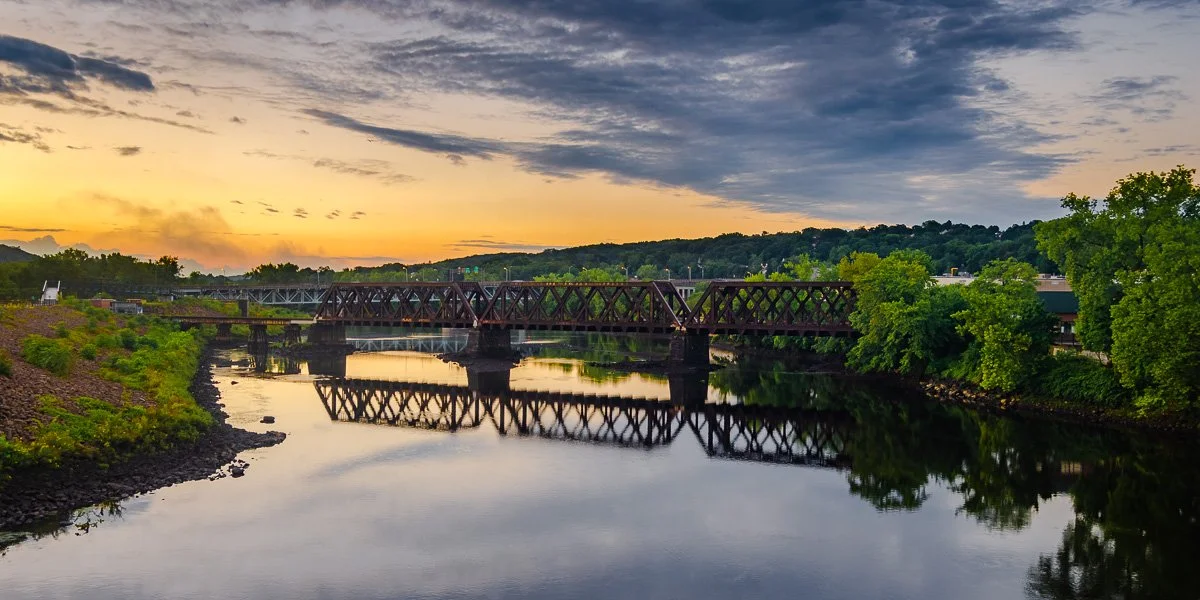 Historic Trestle Bridge in Shelton, CT: Past & Present