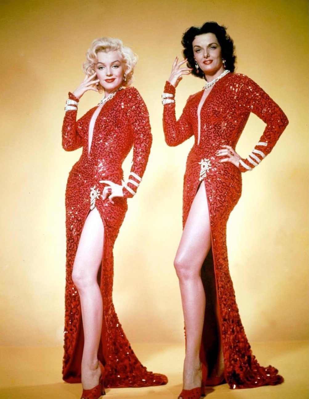 Marilyn Monroe Jane Russell Gentlemen Prefer Blondes