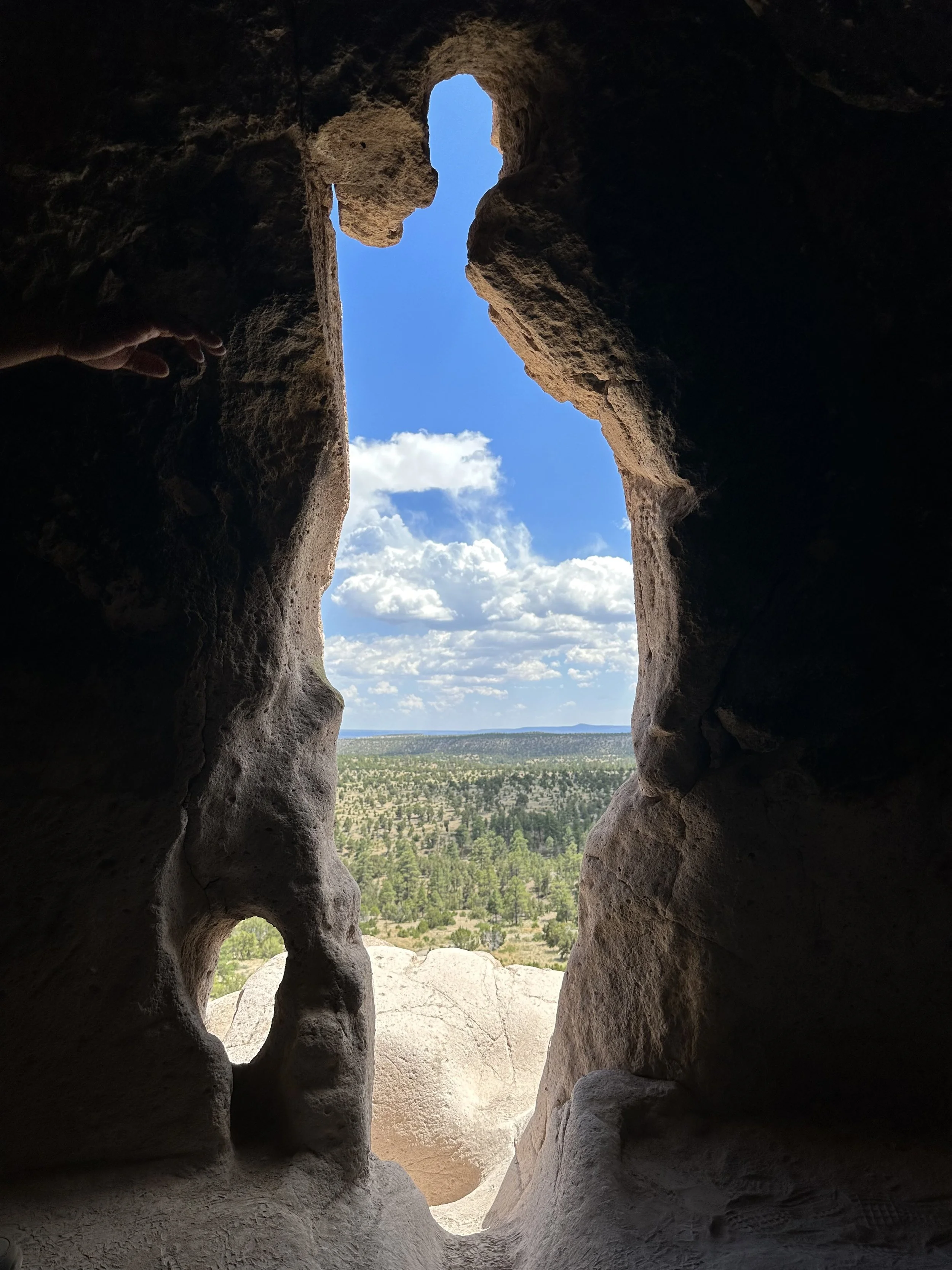 Puye Cliff Dwellings of the Santa Clara Pueblo People in New Mexico in ...