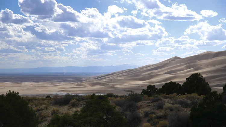 Medano Pass Primitive Road in Great Sand Dunes National Park & Preserve ...
