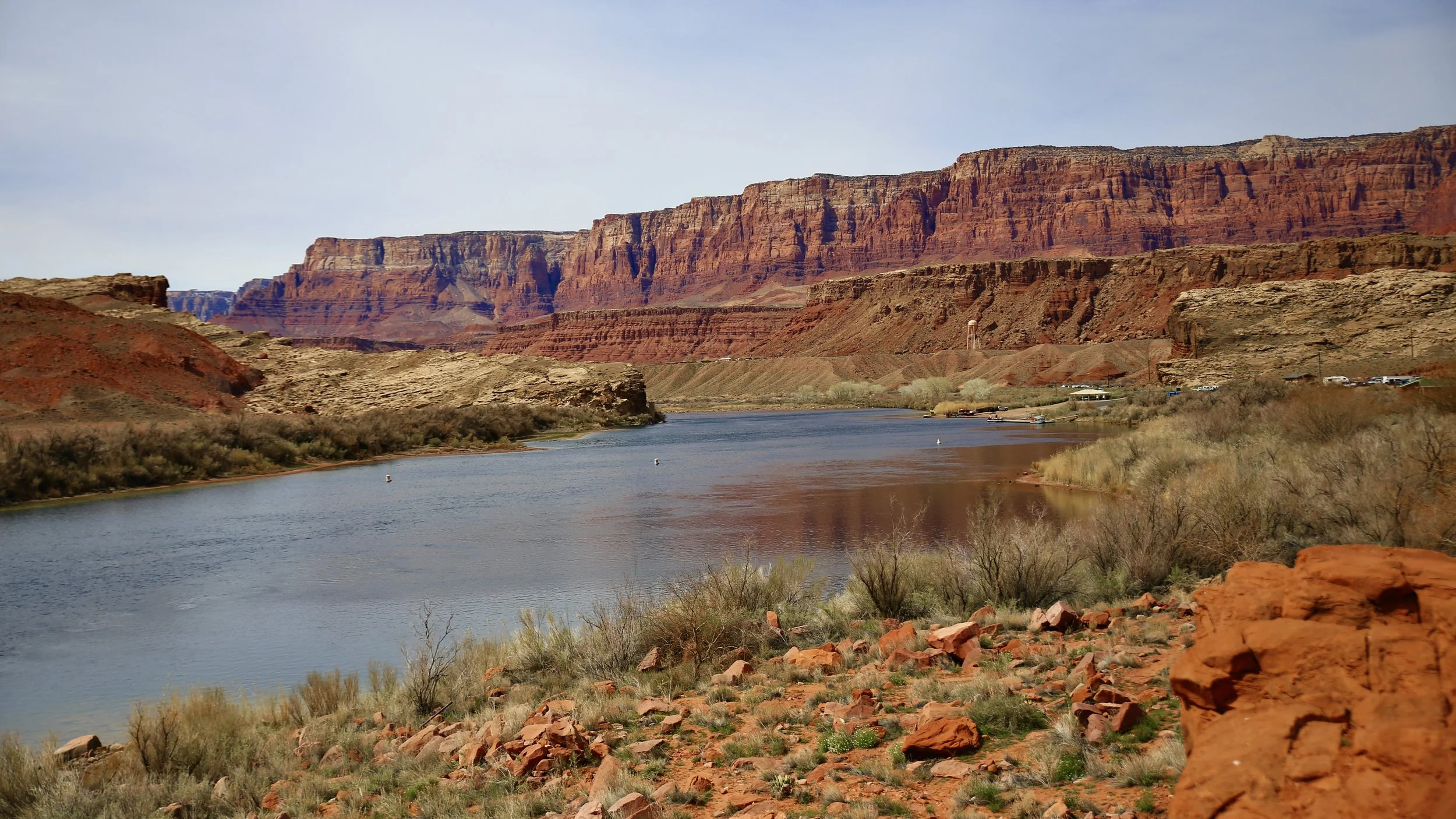 Lees Ferry in the Glen Canyon National Recreation Area of Arizona in ...