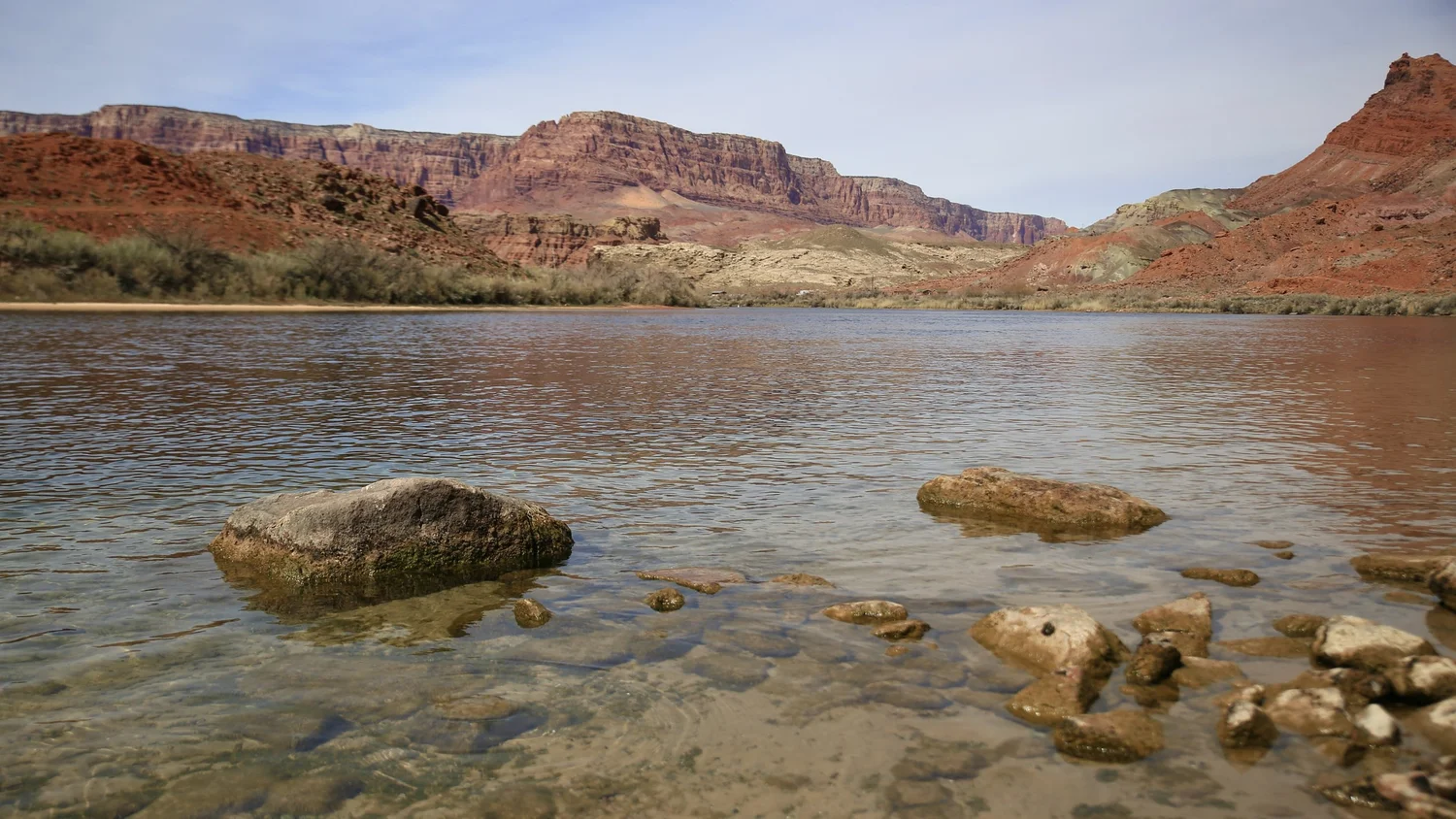 Lees Ferry in the Glen Canyon National Recreation Area of Arizona in ...