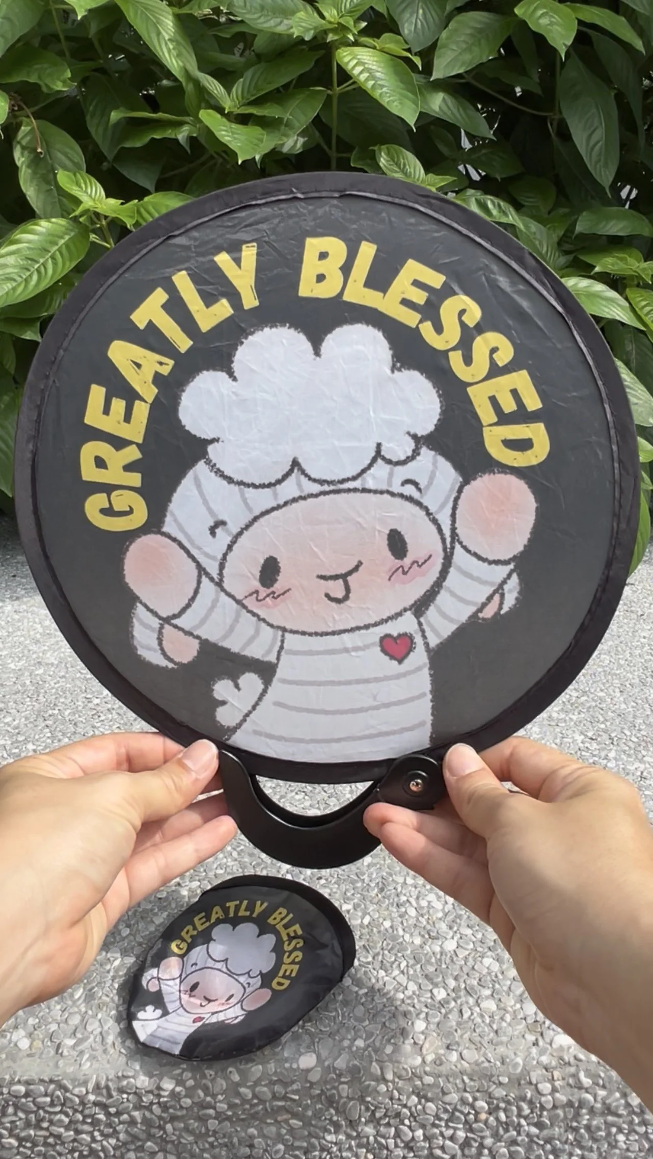 Bebelamb "Logo" Folding Fan — BEBELAMB®