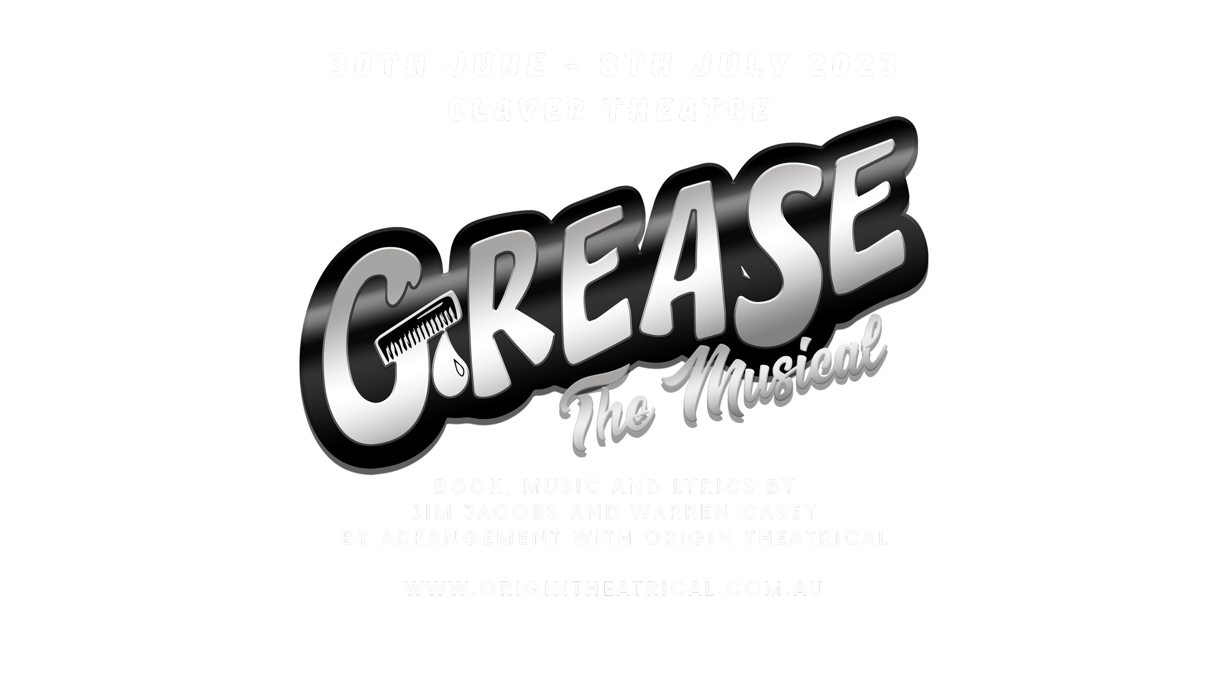 Grease Logo Black And White