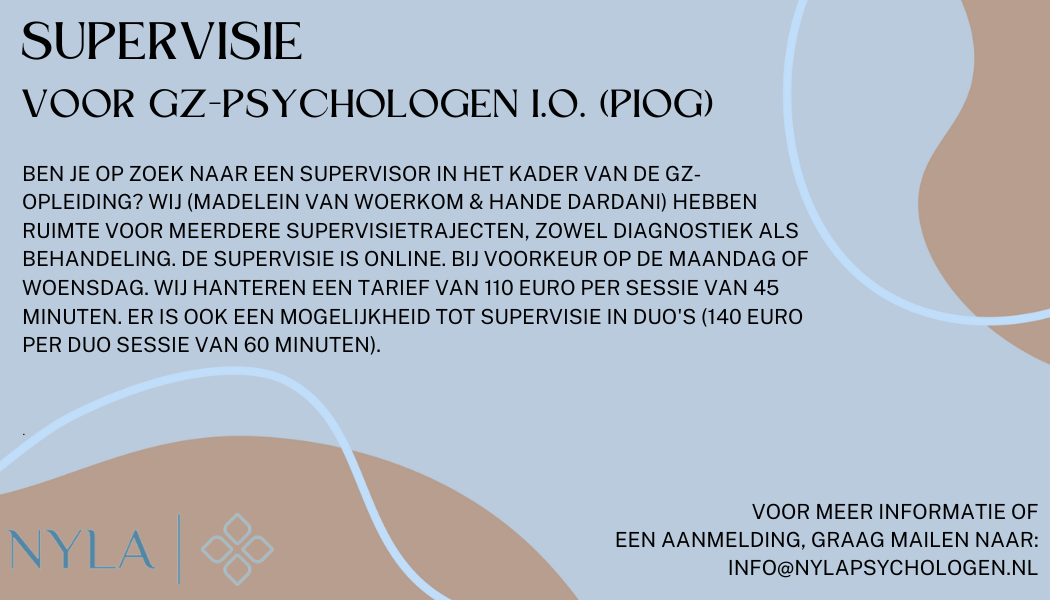 Supervisie — Psychologiepraktijk Nyla