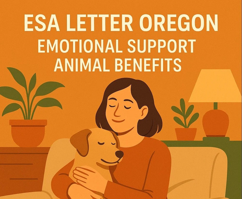 ESA Letter Oregon: Emotional Support Animal Benefits