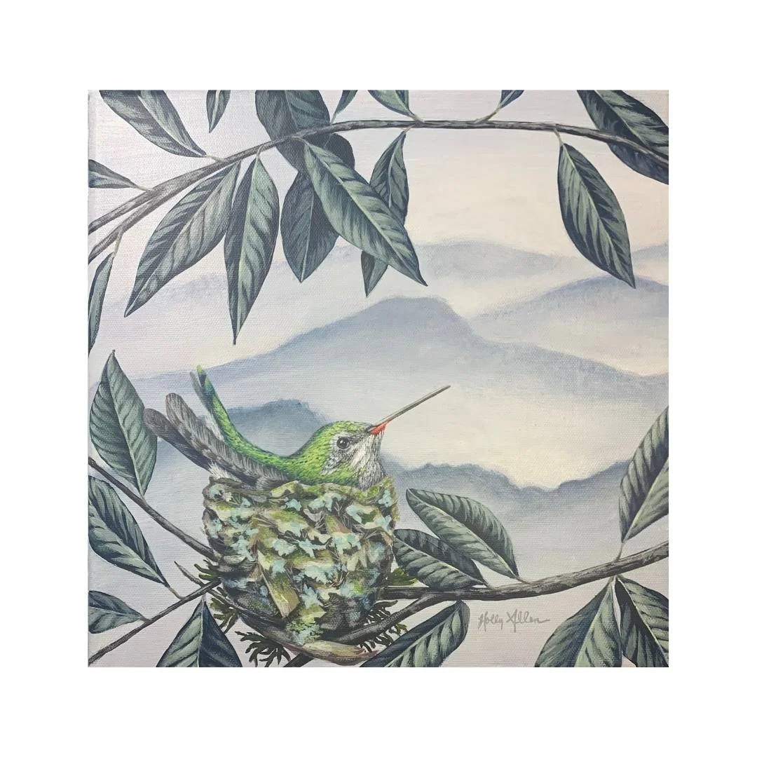 Empress and Heather moth fine art original acrylic painting — Holly ...