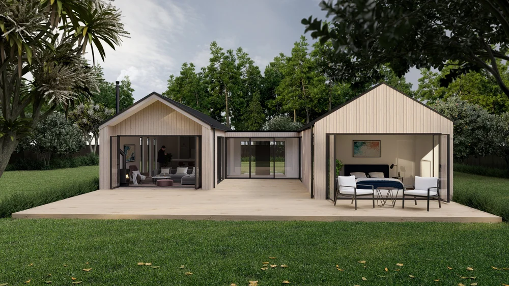 Intigo 3 Bedroom Prefabricated Home Or Bach — Module Made