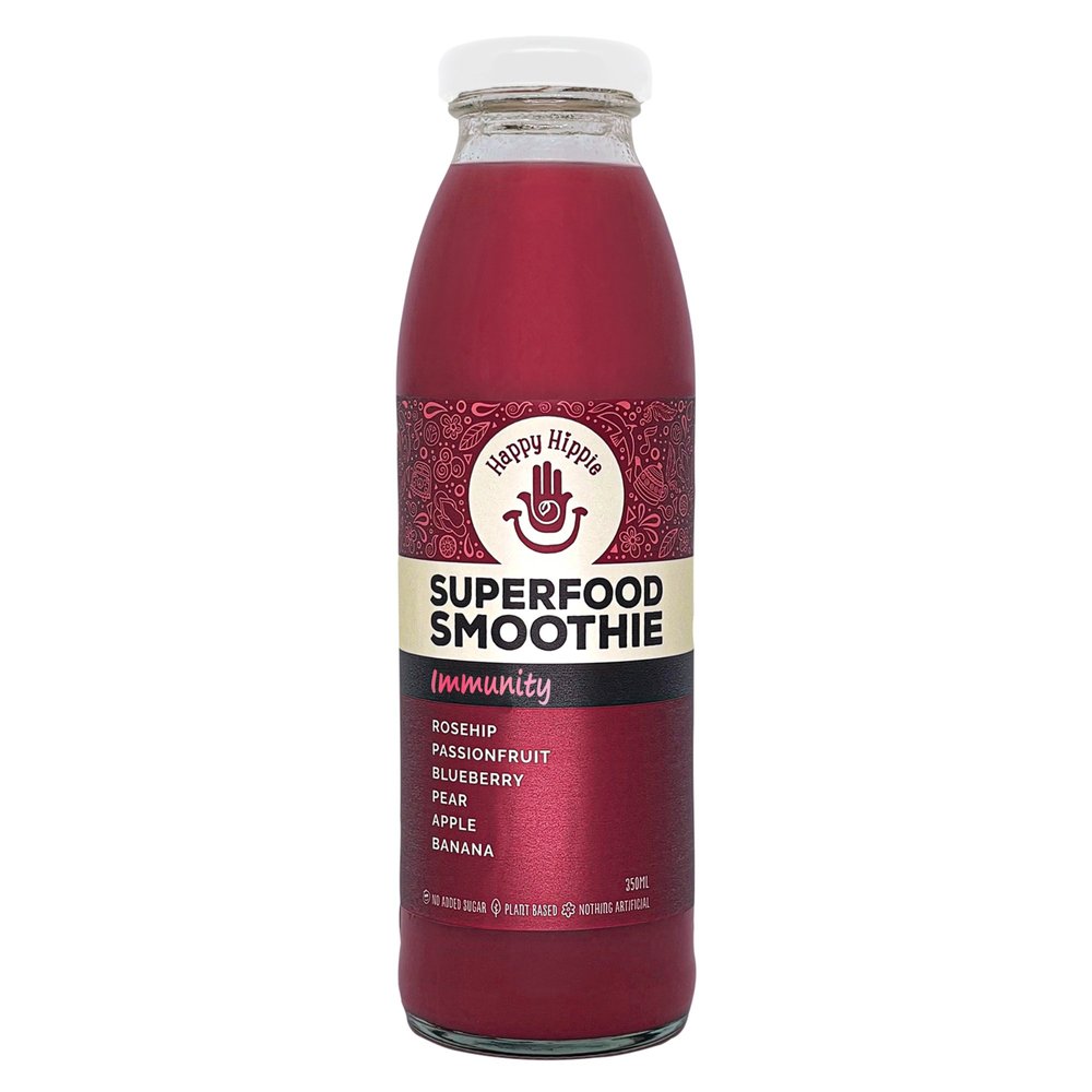 Happy Hippie Superfood Smoothie Mixed Box- 12 x 350ml — Wild One Beverages