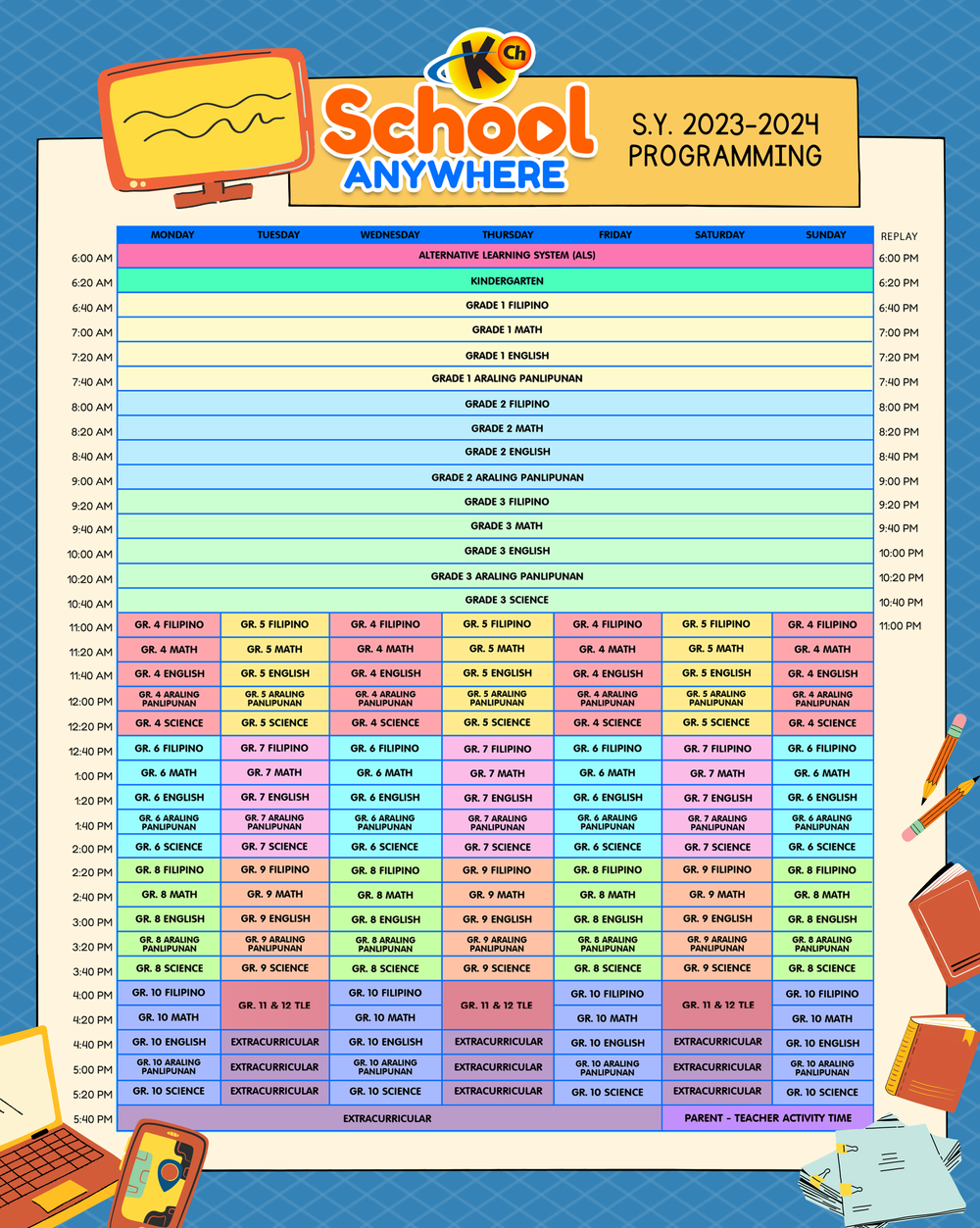 Check out the new Knowledge Channel Programming Grid for SY 2023-2024 ...