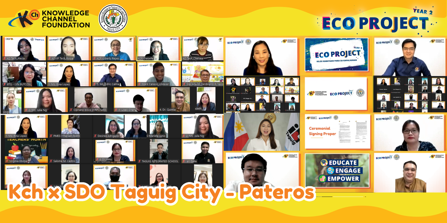 Ready for EcoProject Year 2! SDO Taguig City-Pateros signs MOA for partnership with KCFI ...