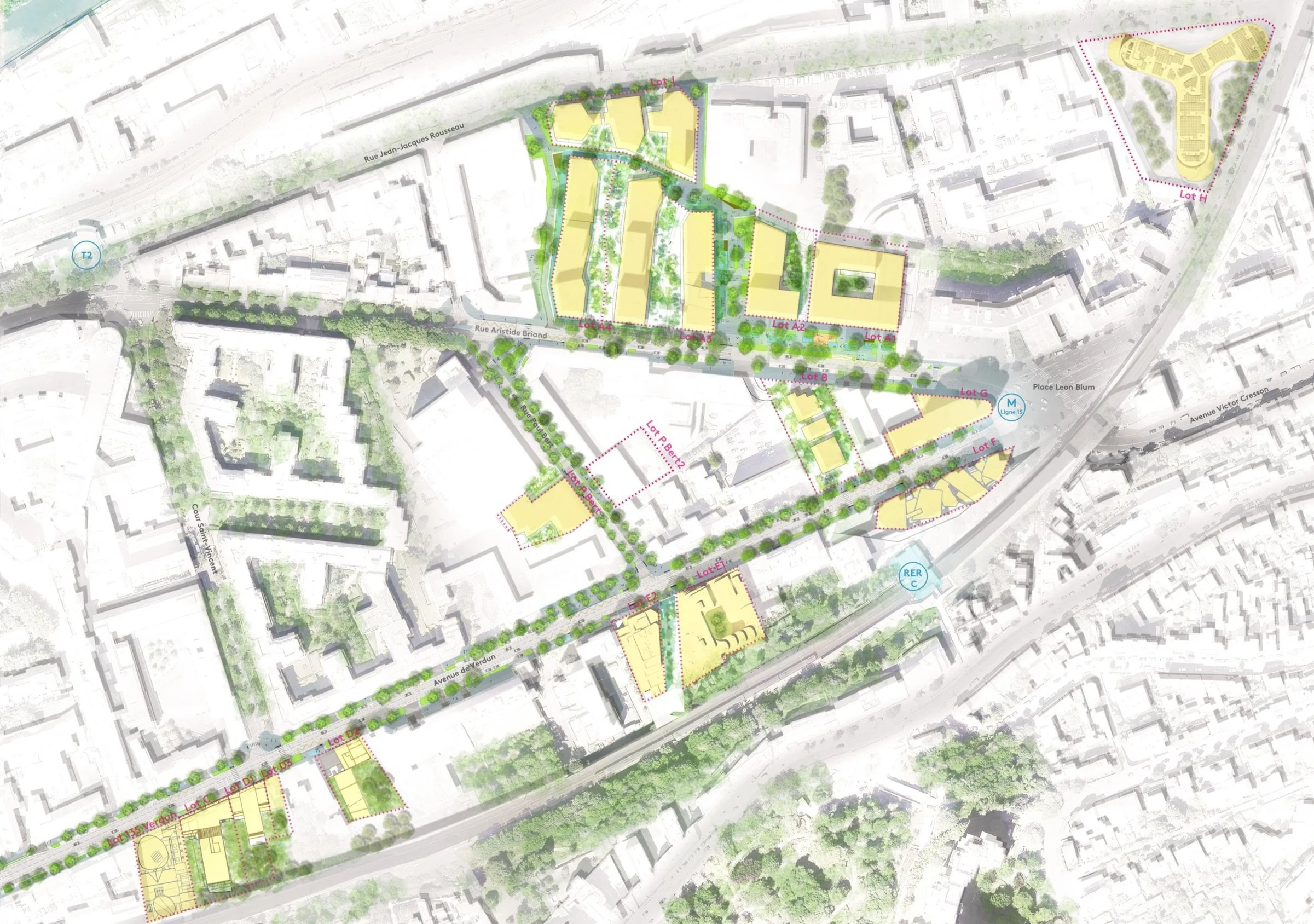 ZAC Léon Blum - Issy les Moulineaux (92) — Vingt-Deux Degrés