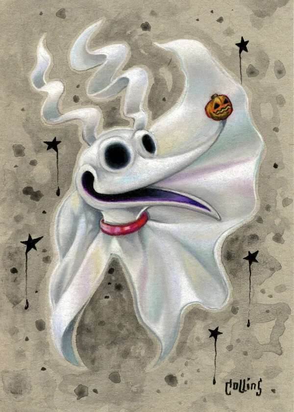 Tim Burton Nightmare Before Christmas Zero