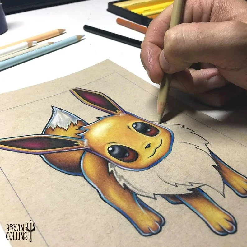 Bart Simpson - ORIGINAL ART colored pencil and watercolor — Bryan ...